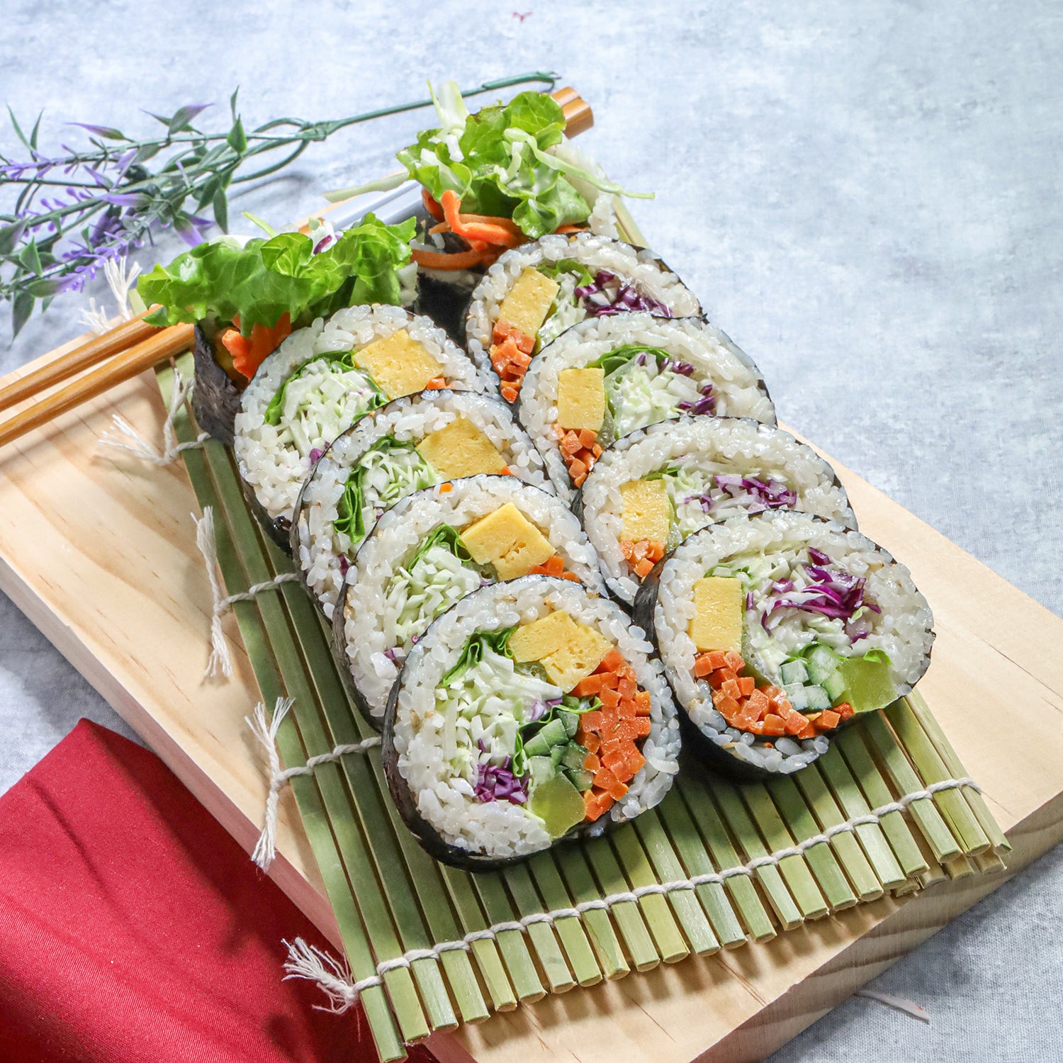 Vegetable Kimbap | ONE Korean Bistro